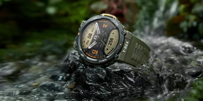 El smartwatch robusto Amazfit T-Rex 2 con hasta 45 días de autonomía y ...