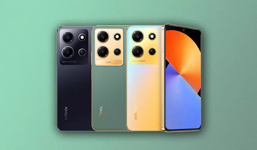 Infinix Note 30i - Helio G85, cámara de 64MP, altavoces estéreo JBL y ...