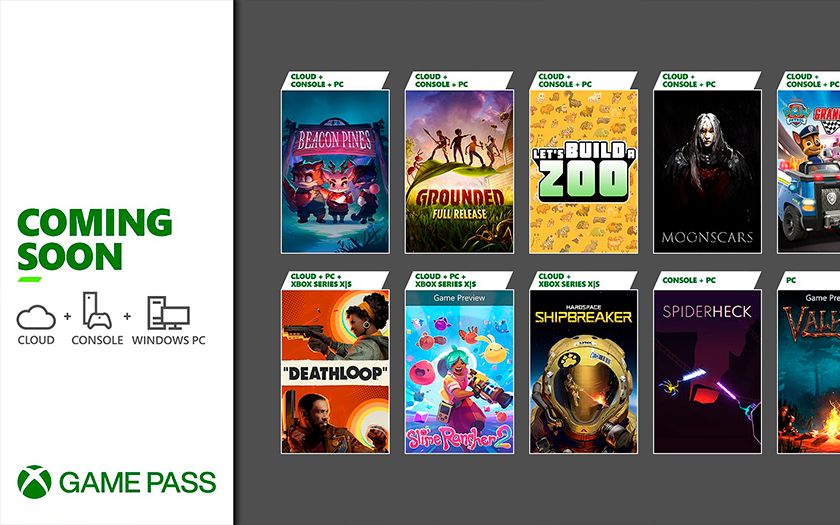 Deathloop, Valheim, Moonscars y otros. Lista de juegos que se añadirán ...